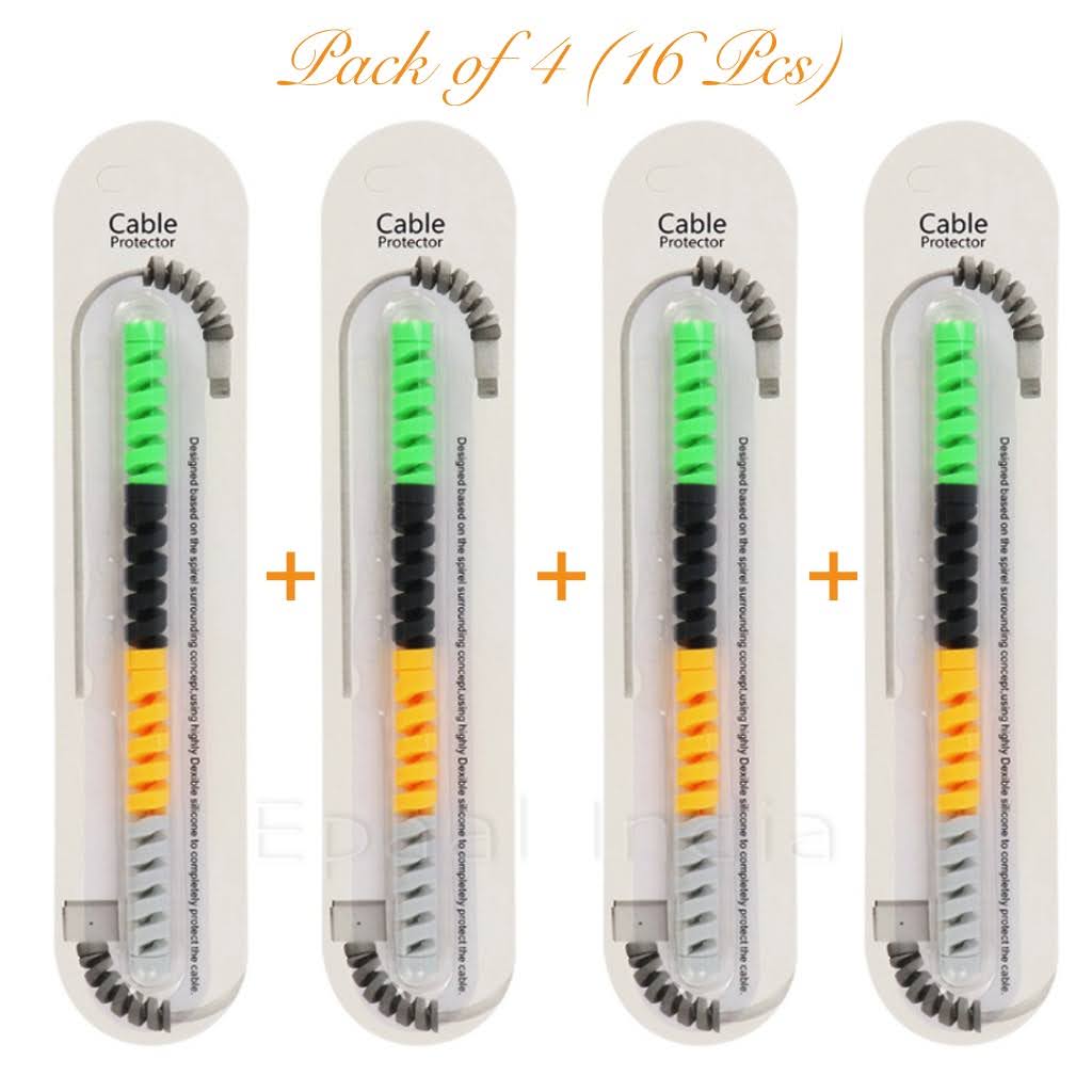 16 Pcs Spiral Cable Protector Winder Sleeve for Protecting Cables – Epaal